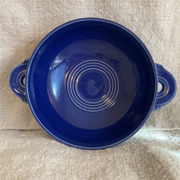 Homer Laughlin | Dining | Vintage Fiestaware Cobalt Blue Cream Soup ...